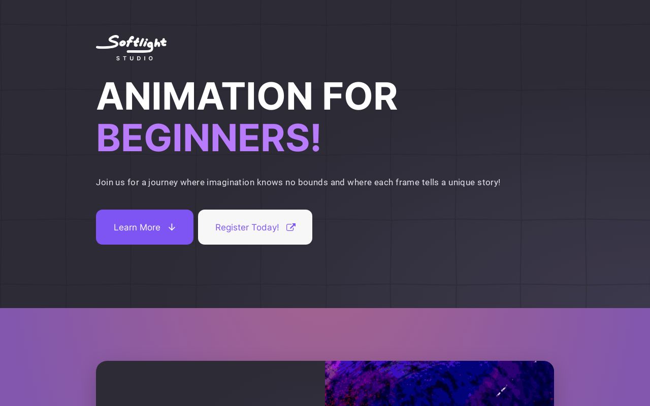 Animation For Young Beginners